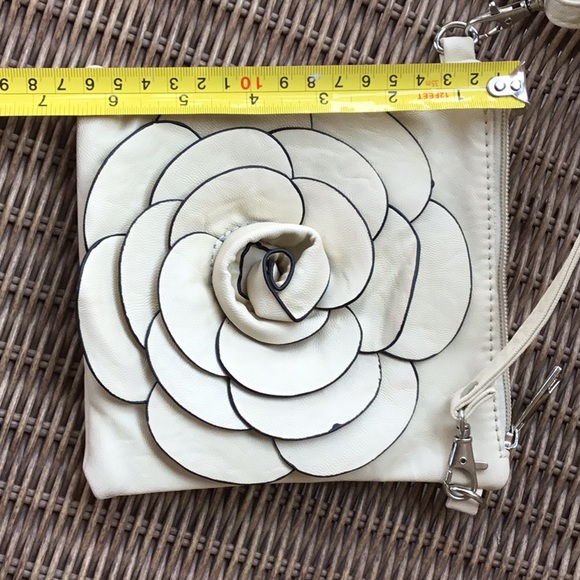 Bags | Ivory Colored Flower Petal Purse | Poshmark
